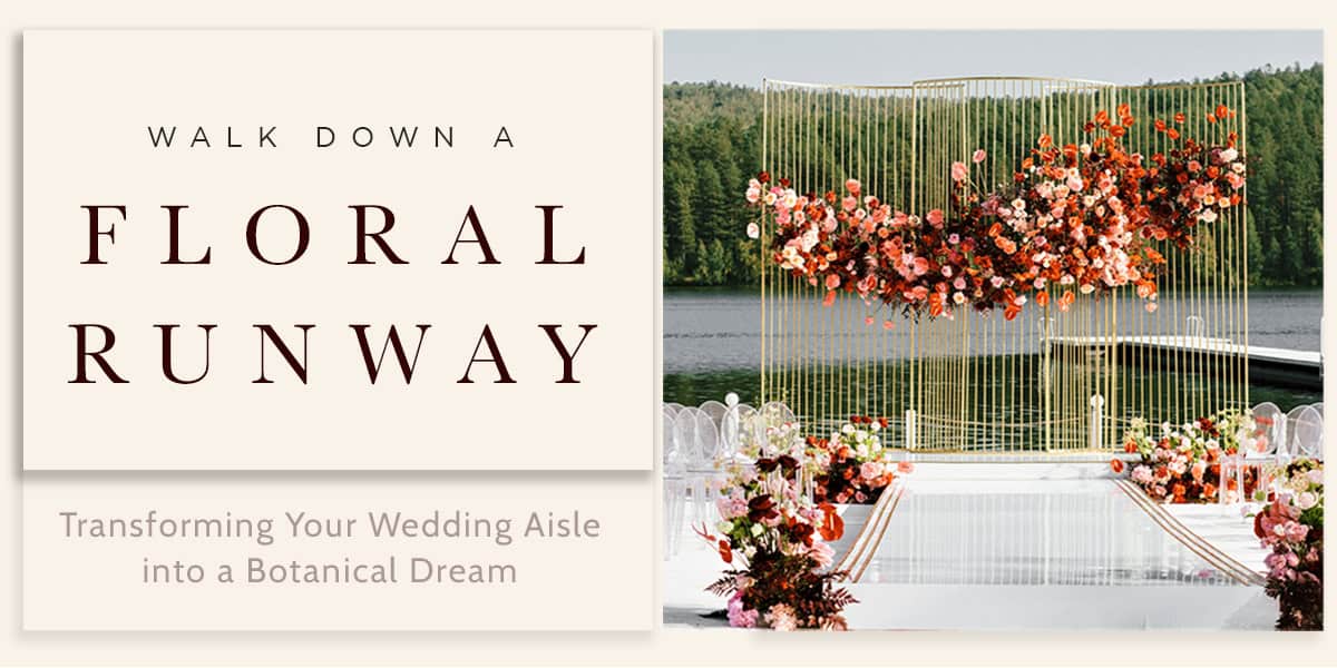 Transform Your Wedding Aisle into a Blooming Floral Runway - Bice's Florist